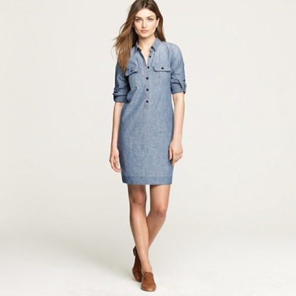 J Crew Chambray Dress